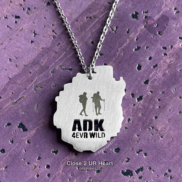 ADK Forever Wild Hikers Necklace by Close 2 UR Heart